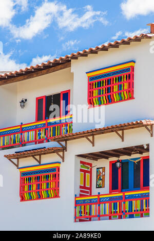 The colourful sign of Guatape in Colombia Stock Photo - Alamy