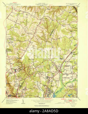 Beltsville, Maryland, map 1951, 1:24000, United States of America by ...