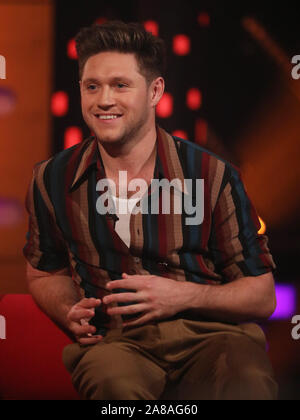 Niall Horan during the filming for the Graham Norton Show at BBC ...