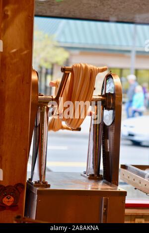 Taffy Pulling Machines Stock Photo - Alamy