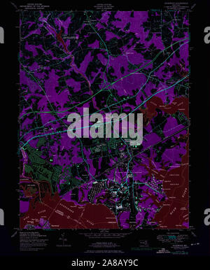 Edgewood, Maryland, map 1949, 1:24000, United States of America by ...