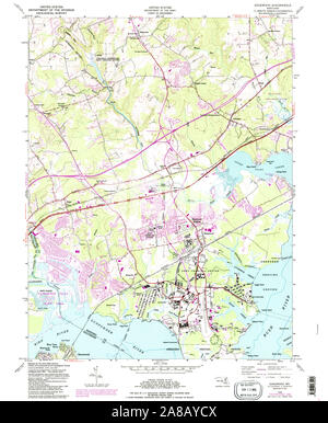 Edgewood, Maryland, map 1949, 1:24000, United States of America by ...