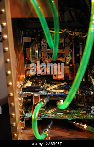 gamers competing in cyber games using computers, gaming consoles and ...