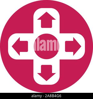 video game arrows button control Stock Vector Image & Art - Alamy