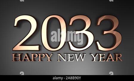 HAPPY NEW YEAR 2033 Stock Photo - Alamy
