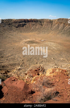 Meteor Crater's large impact zone Stock Photo - Alamy