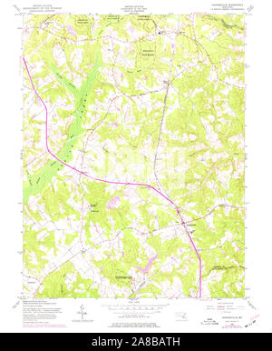 Hughesville, Maryland, map 1956, 1:24000, United States of America by ...