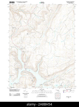 USGS TOPO Map Maryland MD Williamsport 461522 1944 31680 Inverted Stock ...