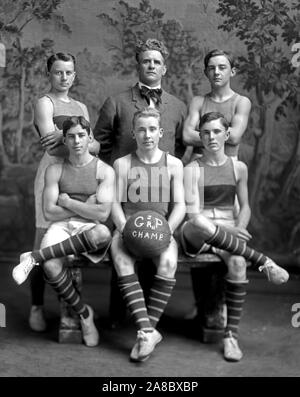 Georgetown University basketball team portrait ca. early 1900s Stock ...
