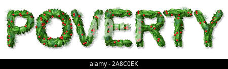 Poverty during the holidays as a concept for social issues of charity ...