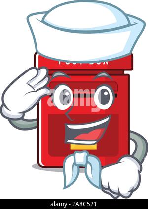 pirate happy mailbox in with cartoon cute Stock Vector Image & Art - Alamy