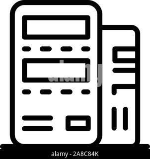 Server cluster icon, outline style Stock Vector Image & Art - Alamy