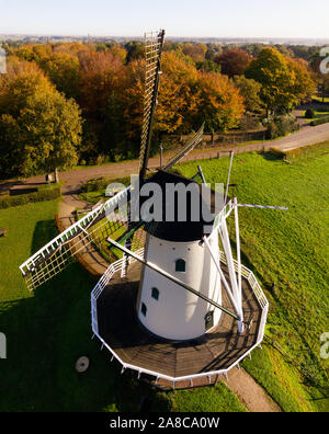Grain field, overview, from above, tracks, summers Stock Photo - Alamy