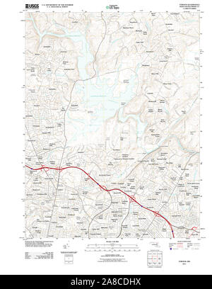 USGS TOPO Map Maryland MD Williamsport 461522 1944 31680 Inverted Stock ...