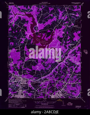 Towson, Maryland, map 1944, 1:24000, United States of America by ...