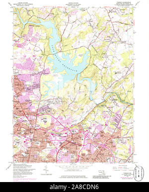 Towson, Maryland, map 1957, 1:24000, United States of America by ...