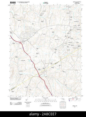 USGS TOPO Map Maryland MD Williamsport 461522 1944 31680 Inverted Stock ...