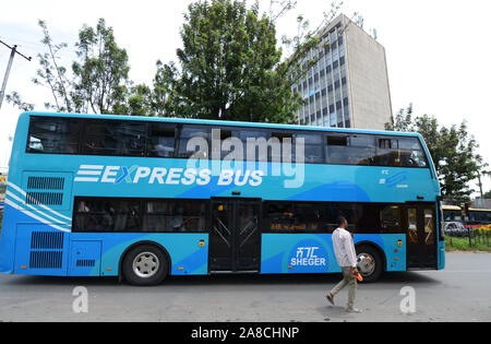 Mexico Square Addis Ababa, Ethiopia 1975 Stock Photo - Alamy