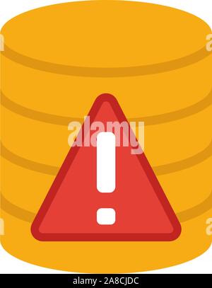 Flat design off system error illustration concept. Illustration for ...