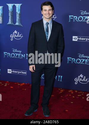 Jason Ritter attending the world premiere of Frozen 2, held at the ...