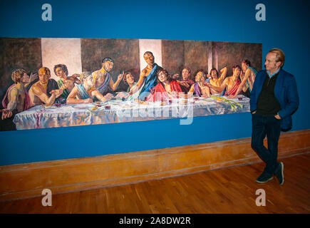 Anthony Mould portrait of Art dealer in his Bond Street gallery 1999 ...