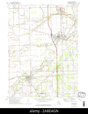 Dundee, Michigan, map 1972, 1:24000, United States of America by ...