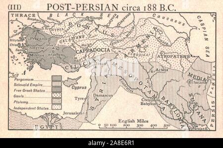 Map of the Near East showing Mesopotamia and surrounding countries ...