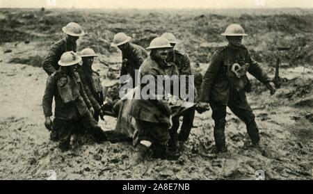 Stretcher bearers Passchendaele August 1917. Stretcher bearers ...