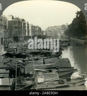 The canal from Shameen Island, Canton Stock Photo - Alamy