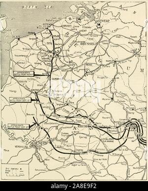 Map of Western frontline 1915 First World War Western Front Map of ...