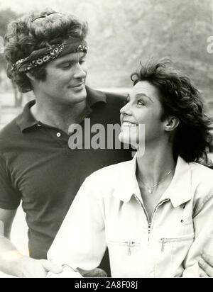 DAVID HASSELHOFF, WENDY FULTON, KNIGHT RIDER, 1982 Stock Photo - Alamy