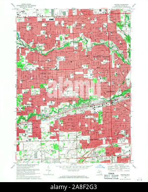 Inkster, Michigan, map 1968, 1:24000, United States of America by ...