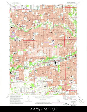 Inkster, Michigan, map 1968, 1:24000, United States of America by ...