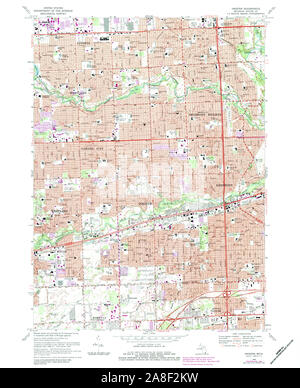 Inkster, Michigan, map 1968, 1:24000, United States of America by ...