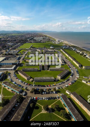 A view of the park at Prestatyn pontins holiday park resort Stock Photo ...