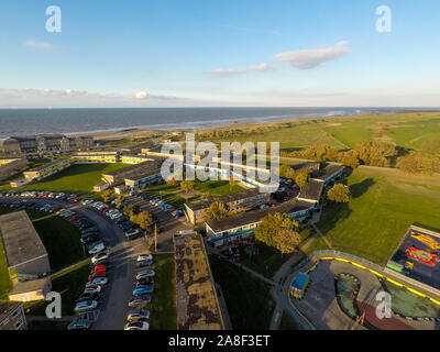 Aerial views, photography of the Pontins Prestatyn resort, holiday ...