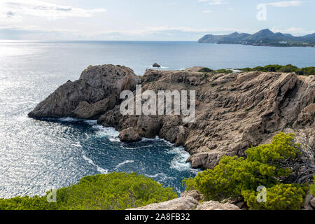 Punta de Capdepera beach in Mallorca, Spain Stock Photo - Alamy