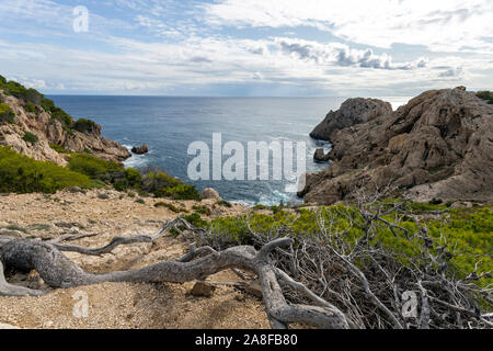 Punta de Capdepera beach in Mallorca, Spain Stock Photo - Alamy