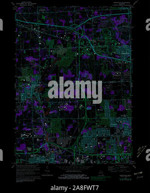 Northville, Michigan, map 1969, 1:24000, United States of America by ...