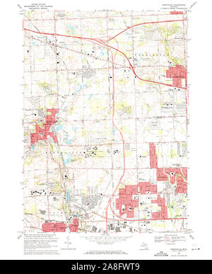 Northville, Michigan, map 1969, 1:24000, United States of America by ...