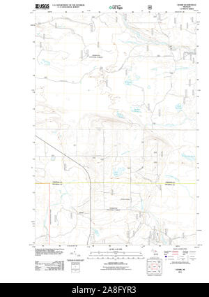 USGS TOPO Map Michigan MI Omena 20111017 TM Stock Photo - Alamy