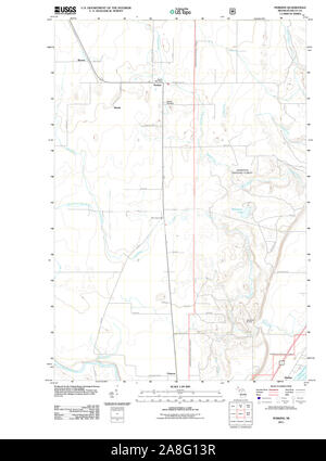 USGS TOPO Map Michigan MI Au Gres 275561 1966 24000 Stock Photo - Alamy