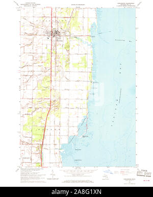 Pinconning, Michigan, map 1967, 1:24000, United States of America by ...