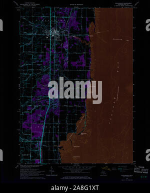 Pinconning, Michigan, map 1967, 1:24000, United States of America by ...