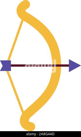 Arrow arch weapon icon vector illustration Stock Vector Image & Art - Alamy