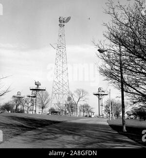 The Nike missile site in Chicago at 55th and Lake Shore Drive is shown ...