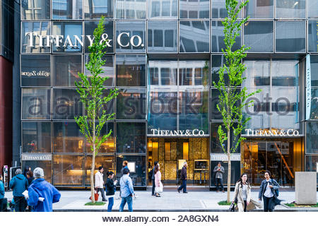 Japan, Tokyo, Ginza, Tiffany Store Stock Photo: 62863958 - Alamy