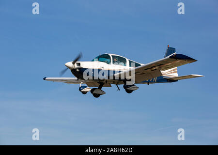 Cockpit of Gulfstream American AA-5B Tiger G-TGER light plane taking ...
