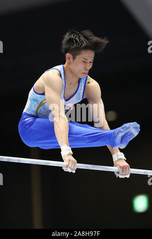 Gunma, Japan - Nov 9, 2019. The bar serves drinks and snacks on Genbi ...