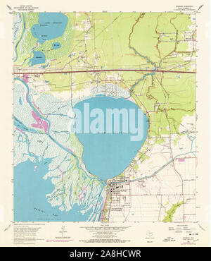 Anahuac, Texas, map 1961, 1:24000, United States of America by Timeless ...